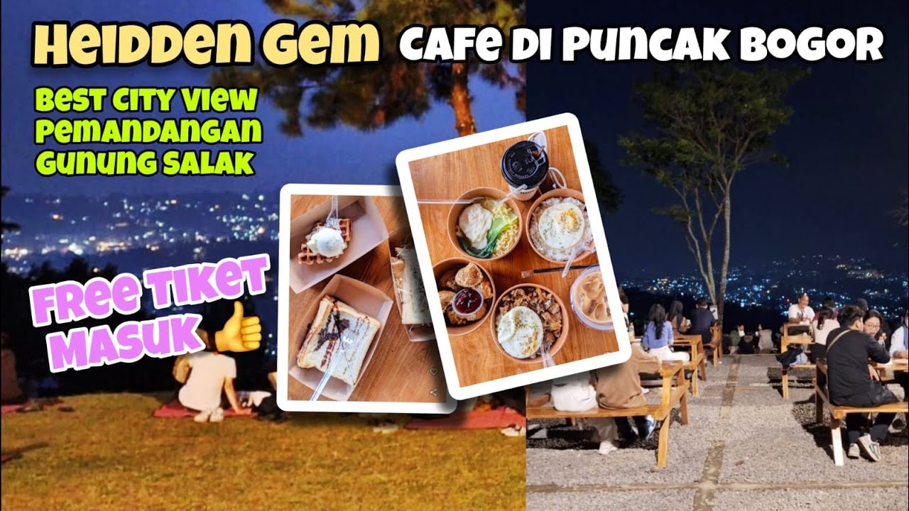 Cafe di Puncak Bogor yang Lagi Hits Pemandangan City View - YouTube