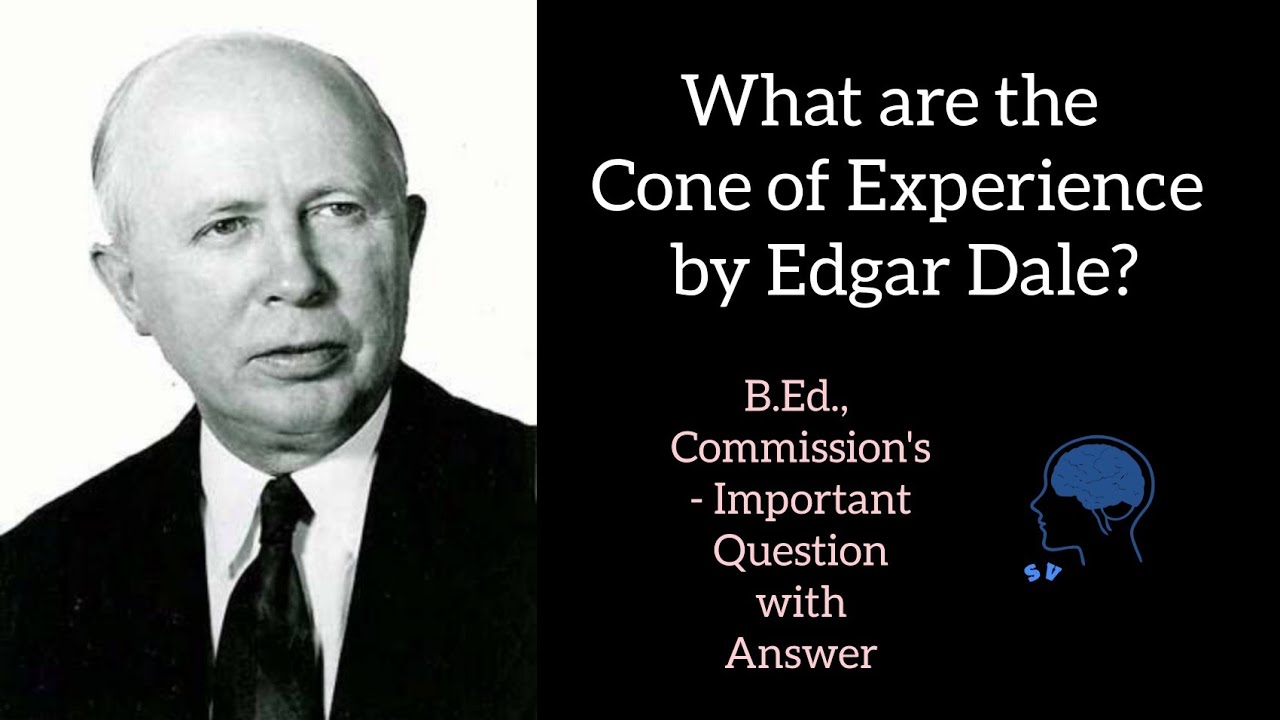 What are the Cone of Experience by Edgar Dale? | B.Ed., Commission - Q ...