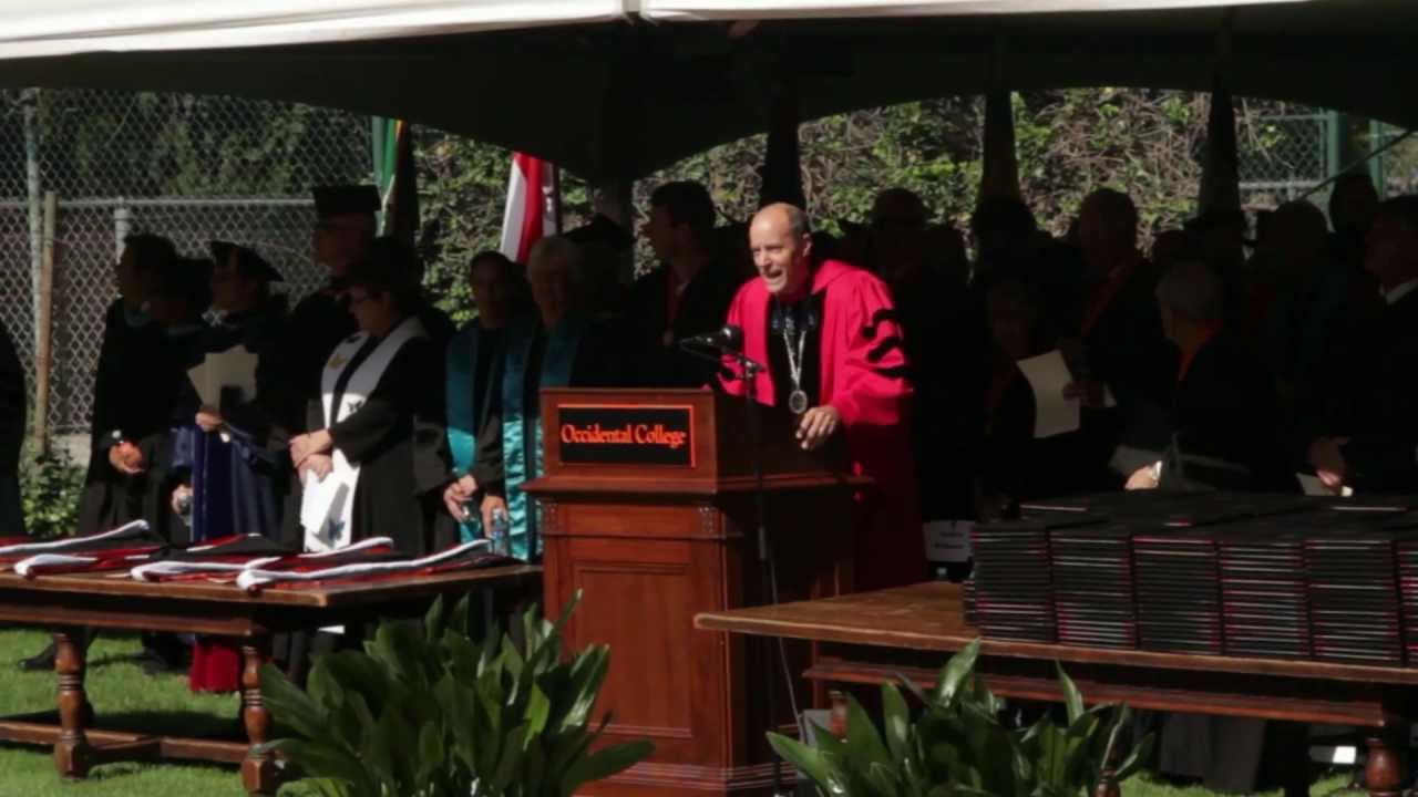 Occidental College Commencement Ceremony 2013 Recap - YouTube