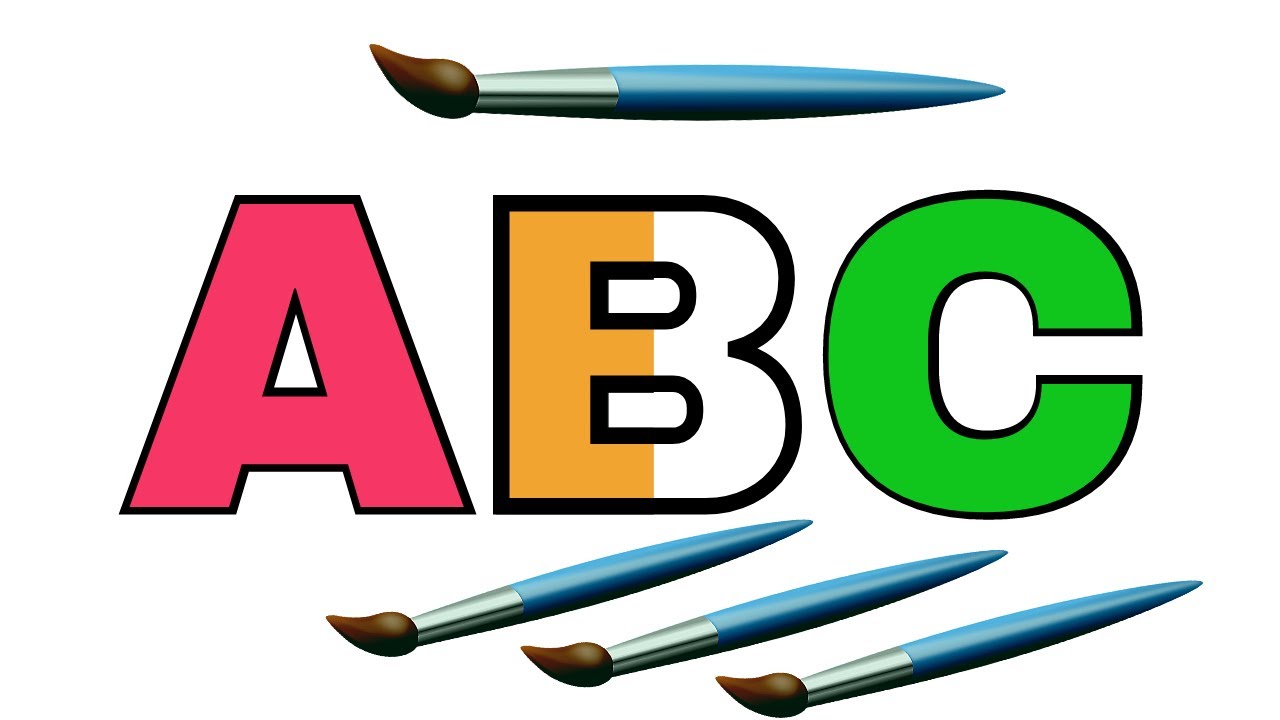 Learn Colours with Alphabets | ABCD and Colours | Kidzee Master - YouTube