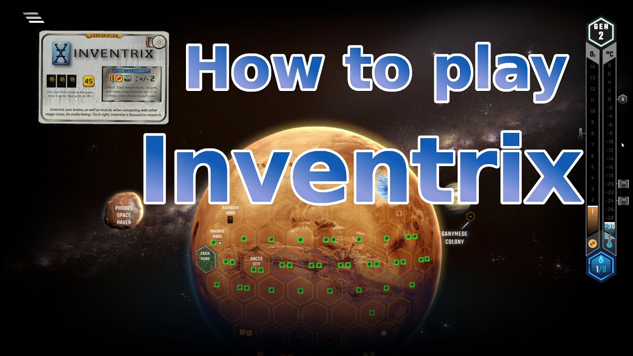 Terraforming Mars Tutorial - How to play Inventrix - YouTube