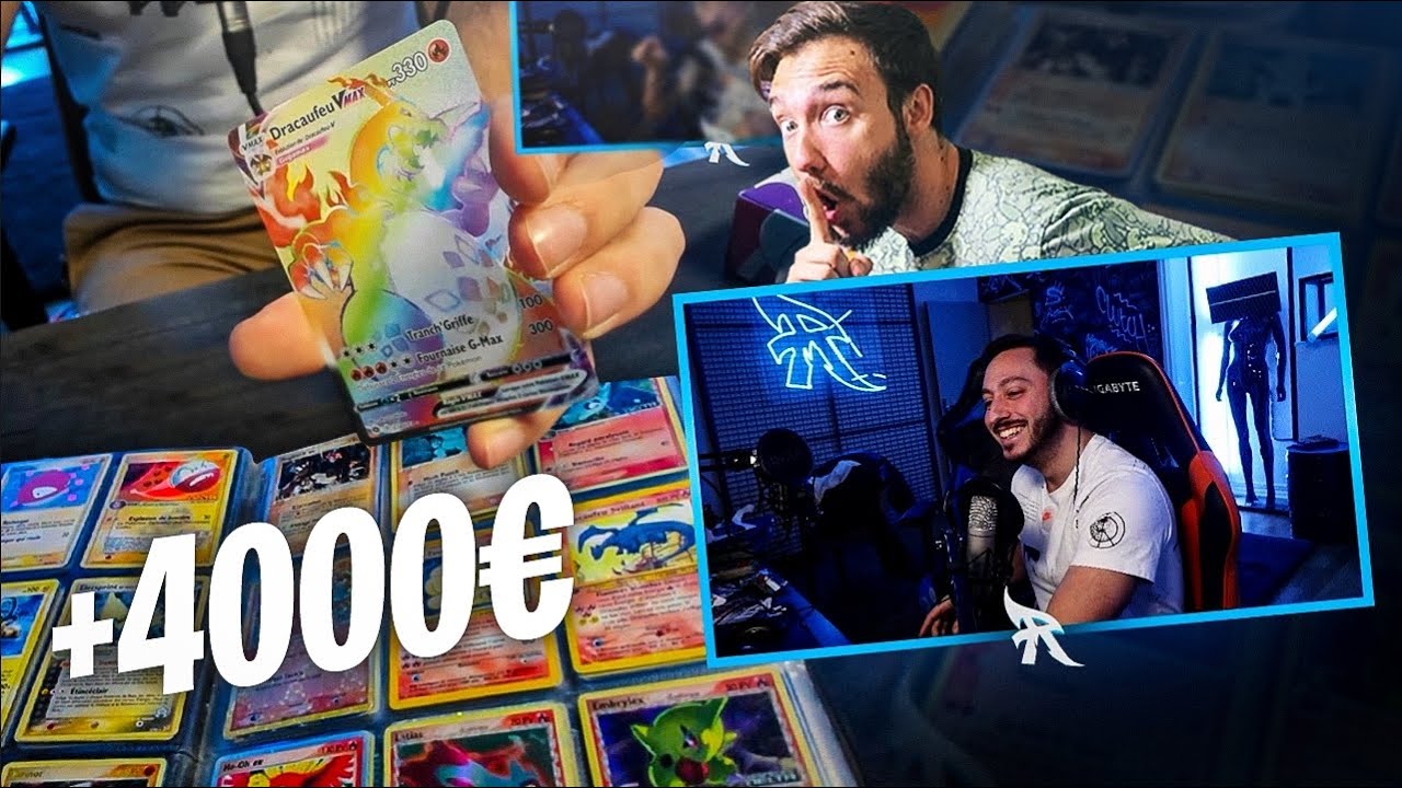 DAVID LAFARGE ESTIME MON ANCIENNE COLLECTION DE CARTES POKEMON.. - YouTube