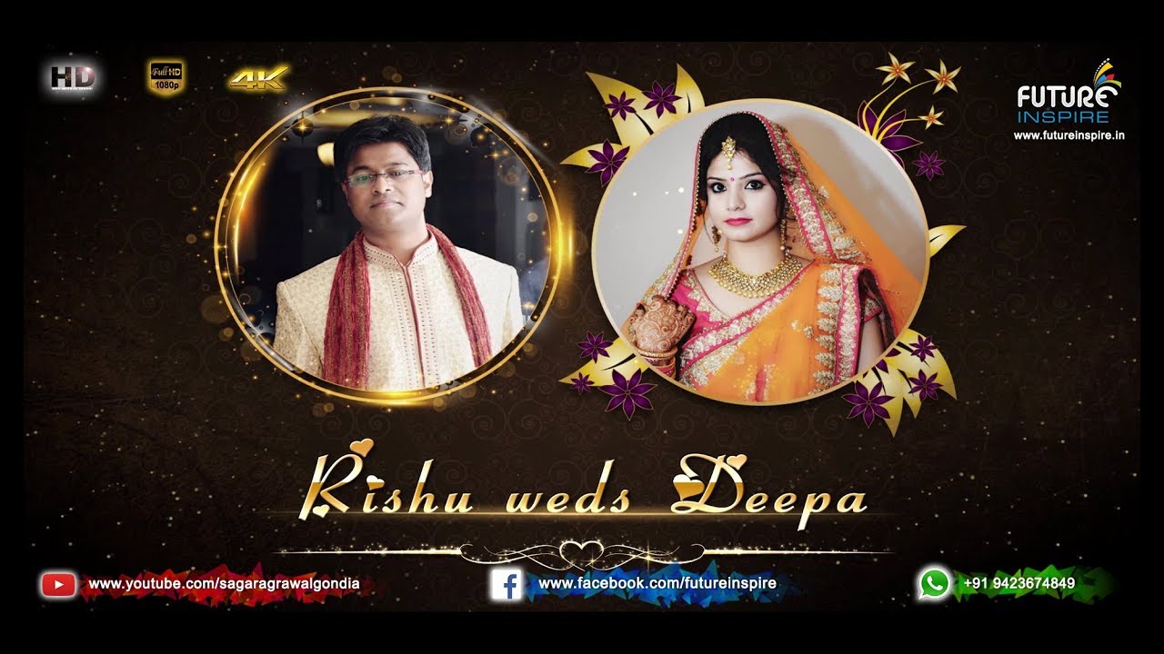 Rishu weds Deepa {Traditional} WhatsApp Wedding Invitation Video (02 ...
