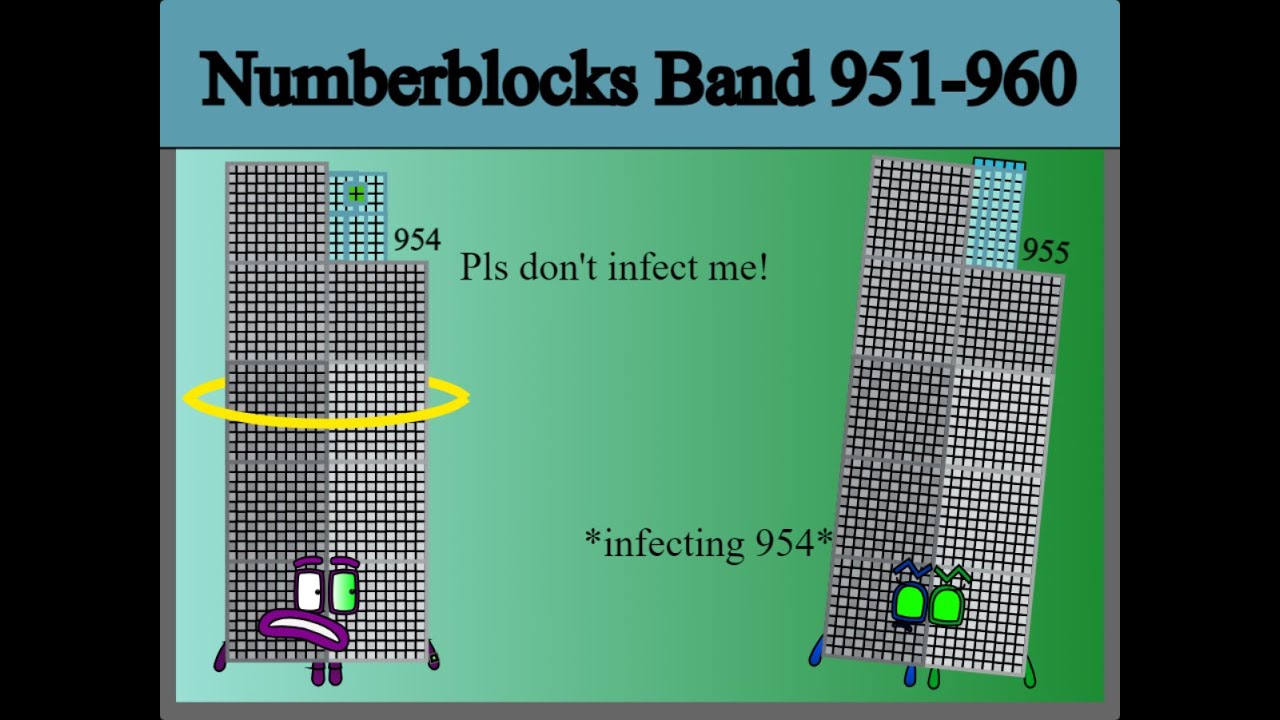 Numberblocks Band 951-960 (Each Sounds) - YouTube