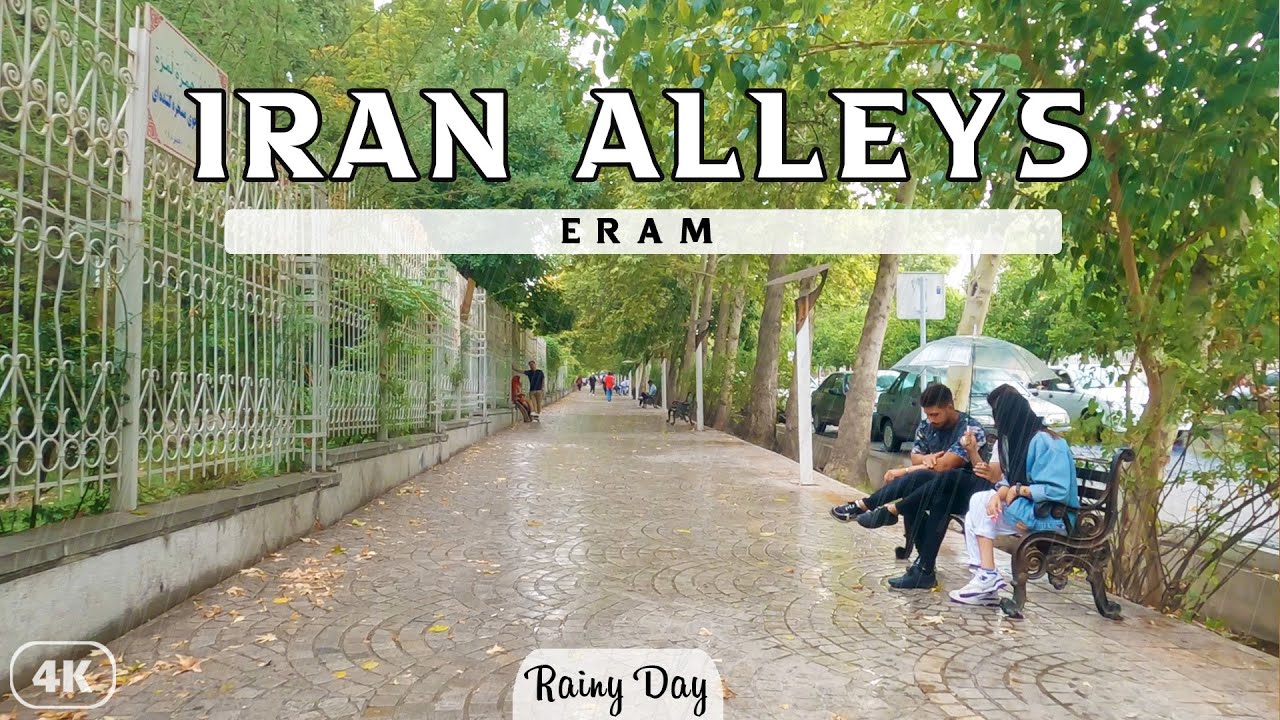 IRAN ALLEYS | a rainy day in most beautiful street of Shiraz (4K) - YouTube