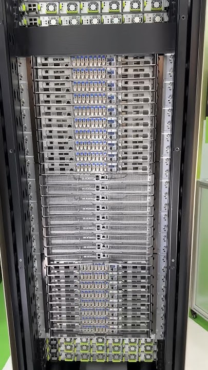Wiwynn GB200 NVL72 rack and the GS1400A 4U AI server based on NVIDIA ...