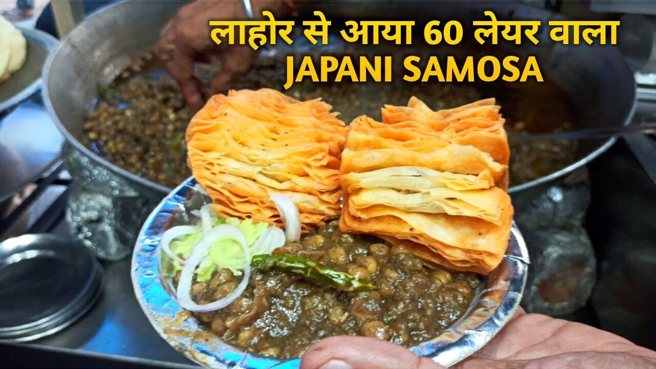 60 layers wala Japani Samosa ||ManoharJapani samose wala || Chandni ...