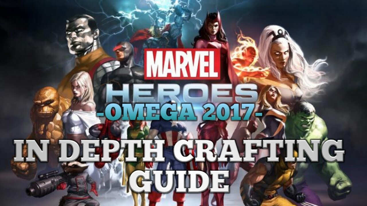 MARVEL HEROES OMEGA! HOW TO LEVEL UP ALL CRAFTERS FAST! 2017 PS4 PC ...