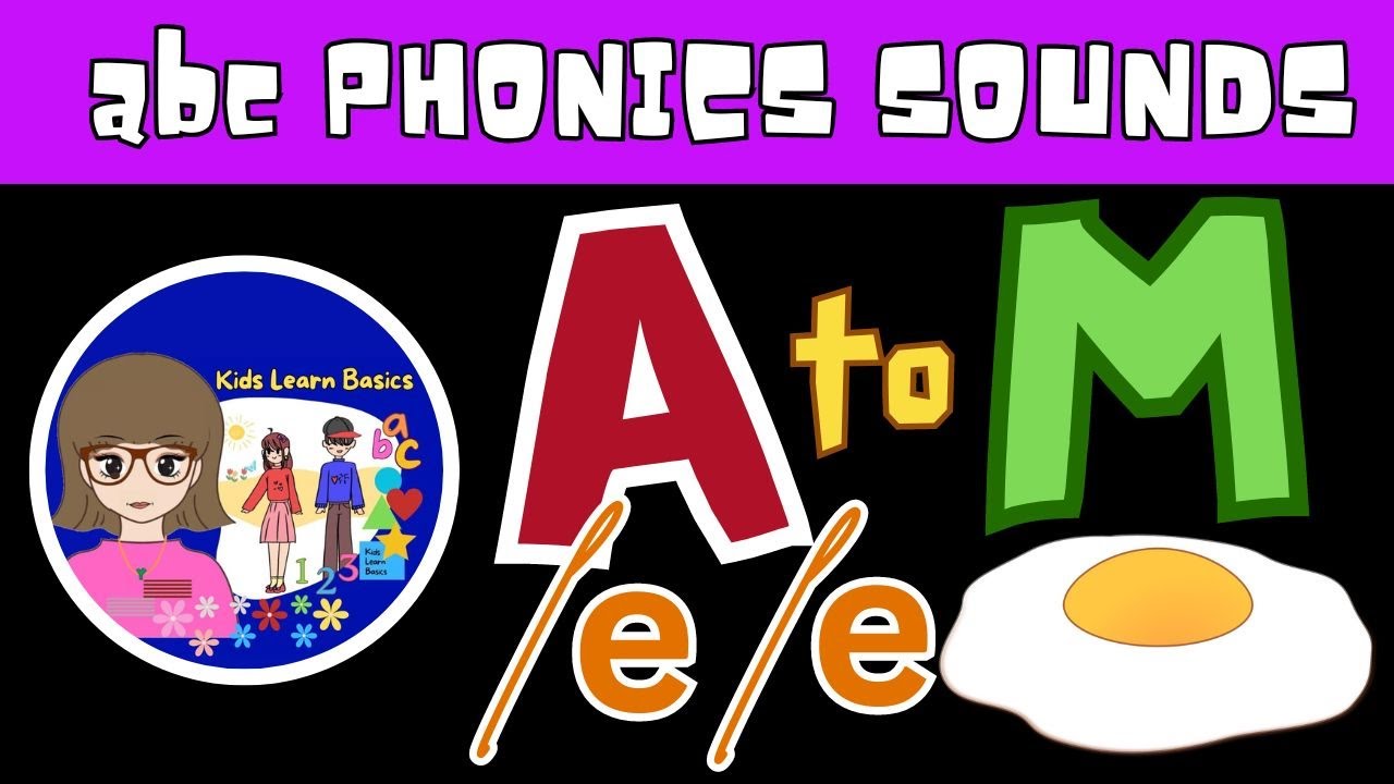 Phonics Sounds of Alphabet A to M| Phonics for Beginners| Phonics Learn ...