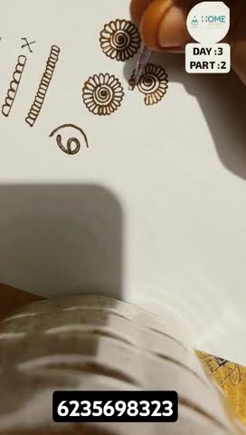 MEHANDI FREE CLASS (DAY 3,PART 2) 6235698323 - YouTube