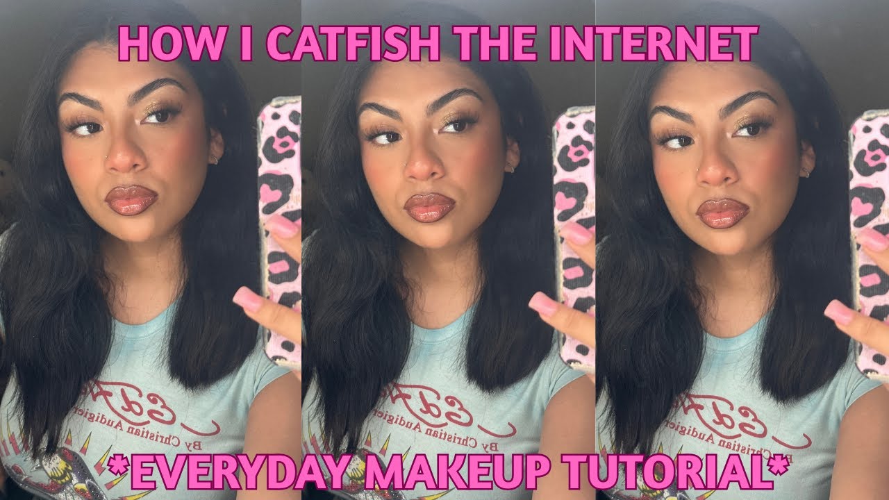 HOW I CATFISH THE INTERNET *everyday makeup tutorial* - YouTube