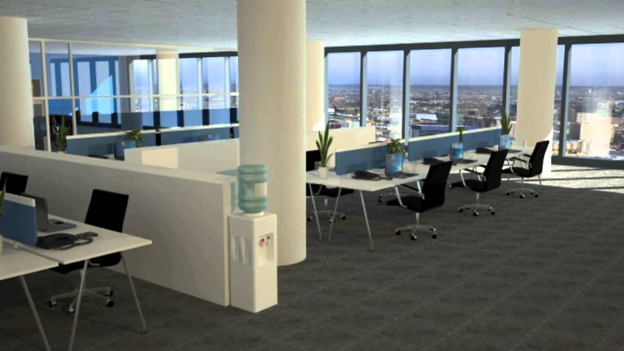 Impressie kantoor indeling - YouTube