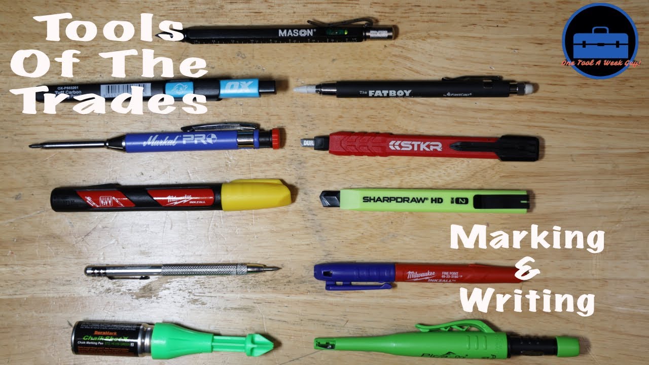 Tools Of the Trade (Marking & Writing) - YouTube