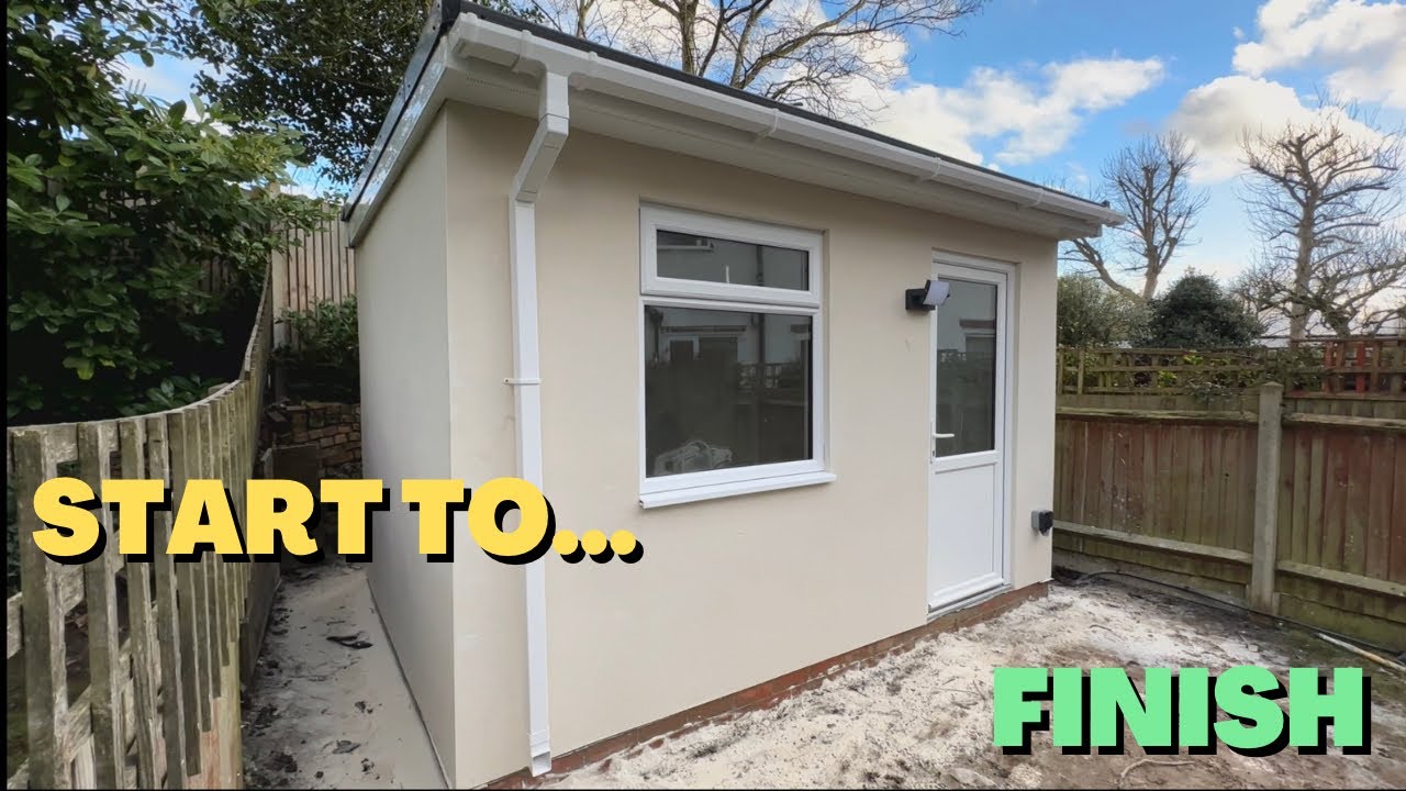 Building a garden house in 12 MINUTES - Timelapse - YouTube