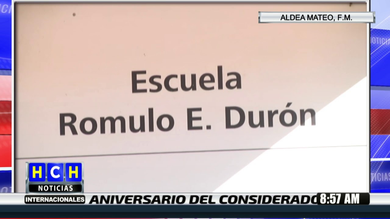 ¡ Por la falta de dos docentes ! se toman escuela Rómulo E. Durón en ...