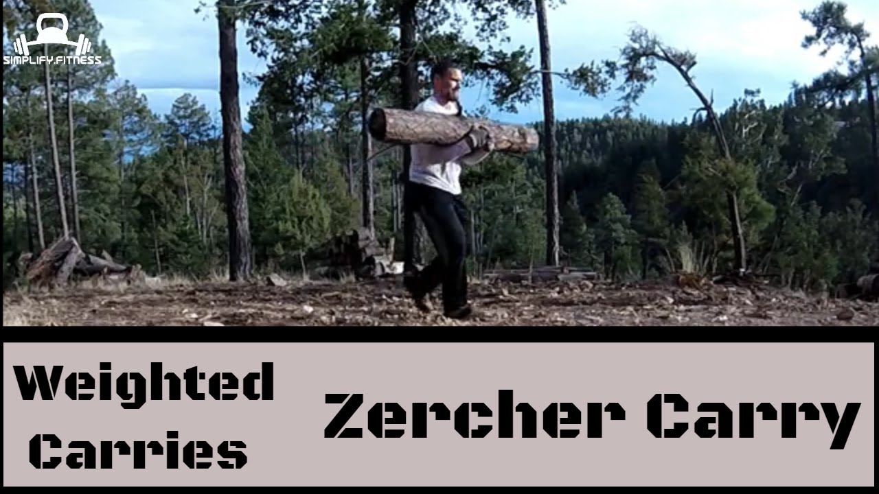 Zercher Carry (log walk) - YouTube