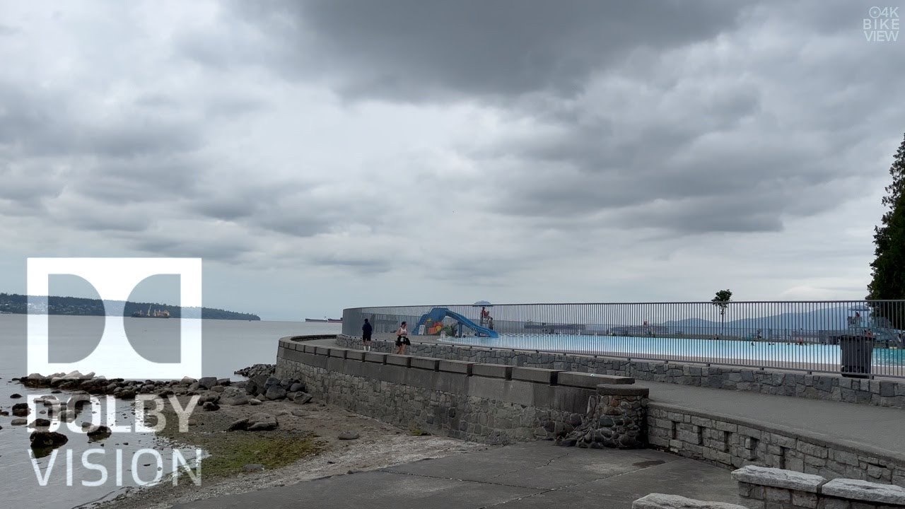 Second Beach Swimming Pool @Stanley Park June 21, 2022 - no music [4K ...