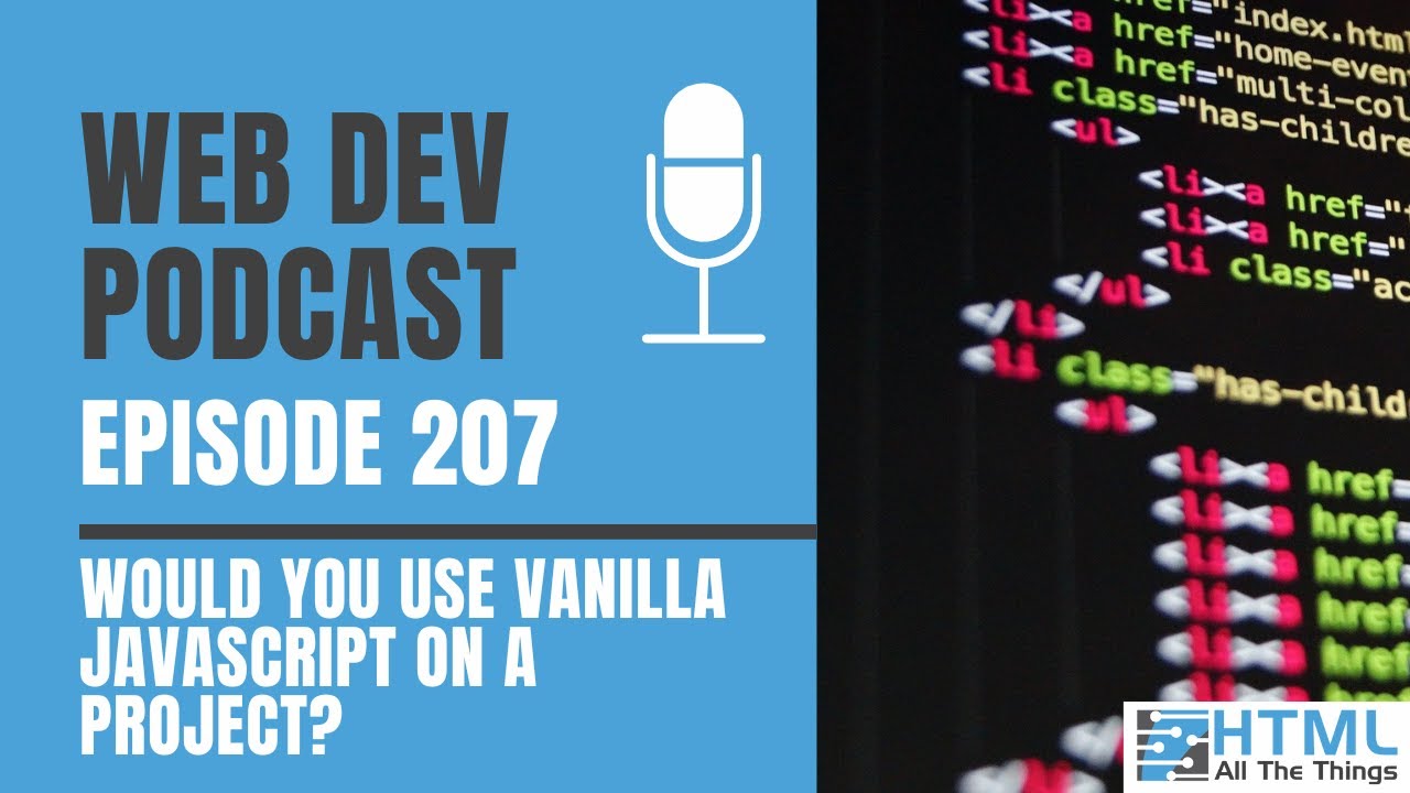 Would You Use Vanilla Javascript No Framework On A Project Youtube