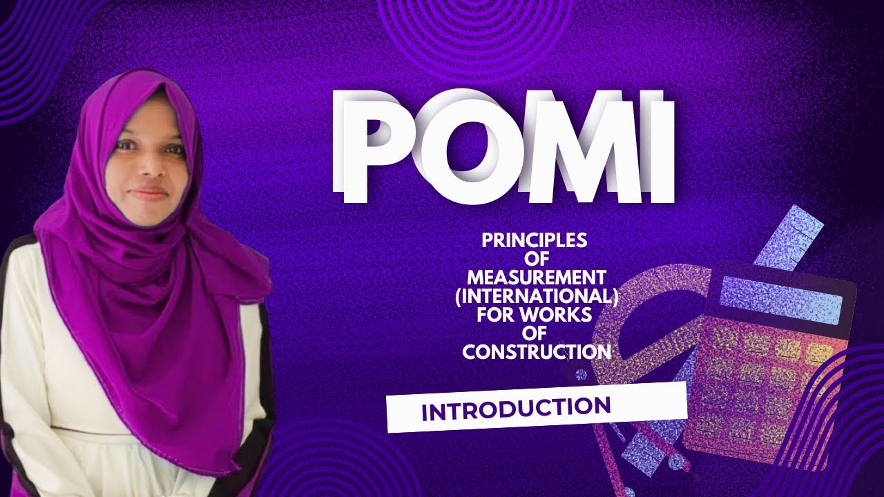 Introduction to POMI: Standardized Quantity Takeoff for Construction ...