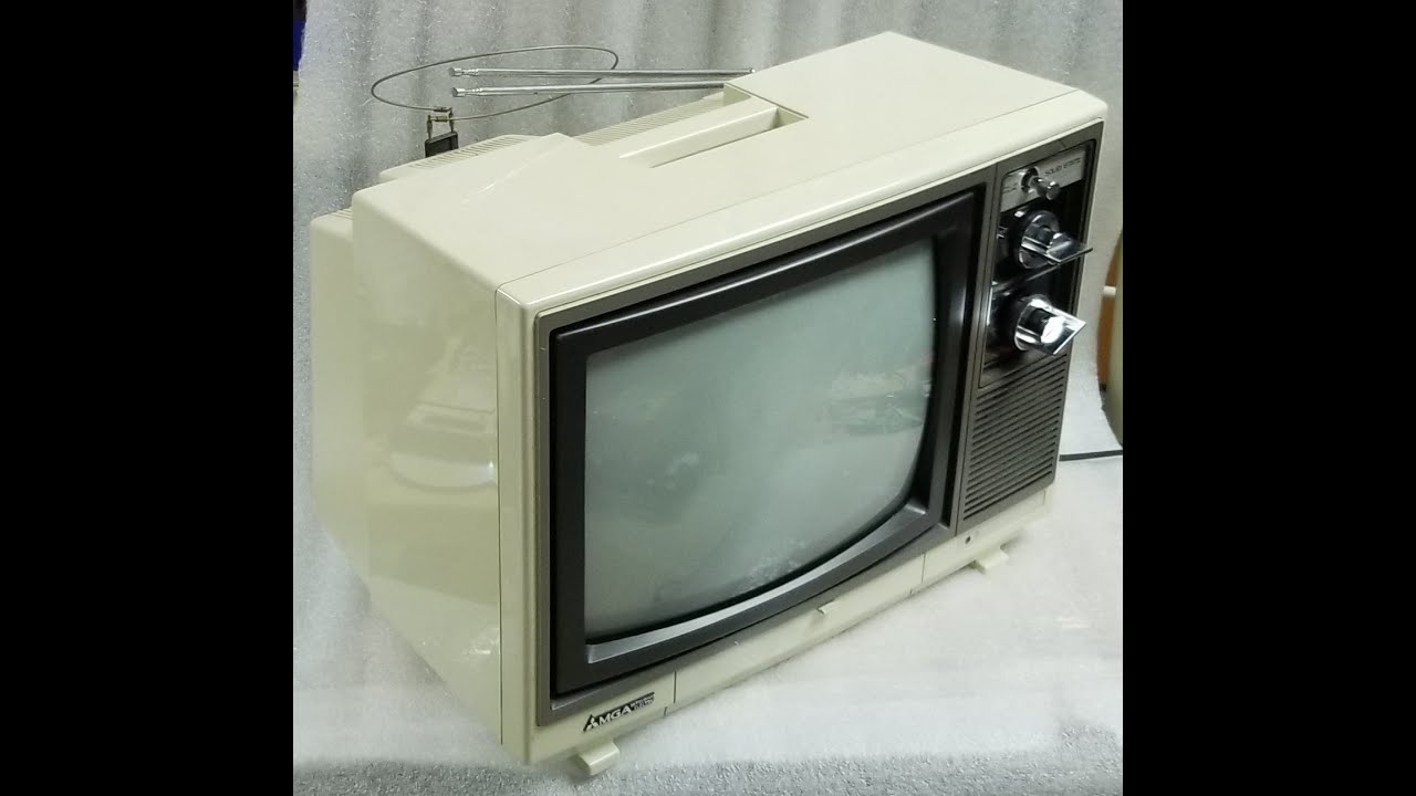 MGA Mitsubishi 13in CRT Color Knob TV Retro Gaming Television CS 1303 ...