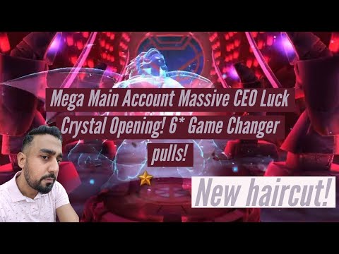Mega Main Account Massive CEO Luck Crystal Opening! 6* Game Changer ...