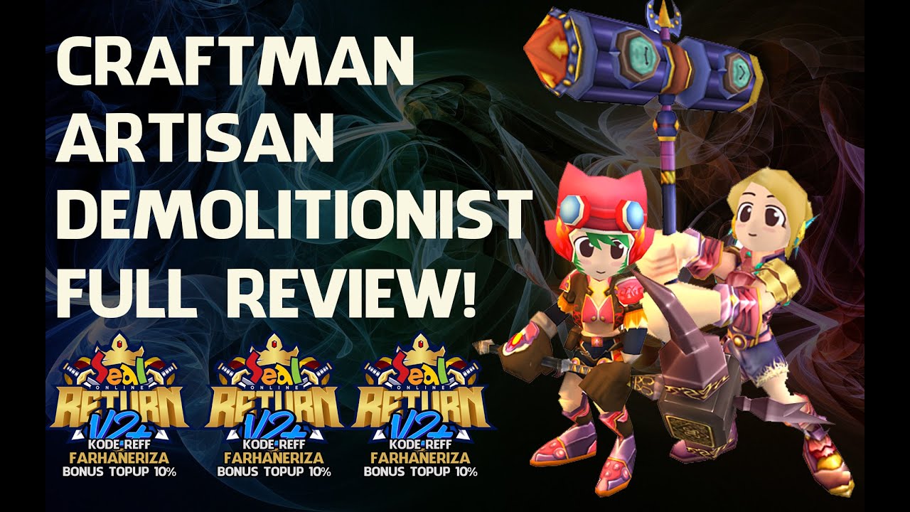 CRAFTMAN COMPLETE REVIEW | SEALONLINE RETURN V2 - YouTube