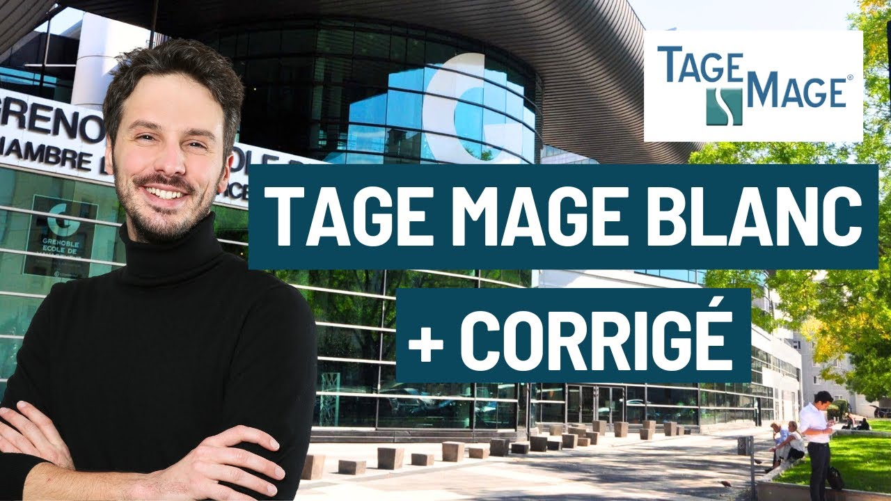 TAGE MAGE blanc + Corrigé - 2025 - YouTube