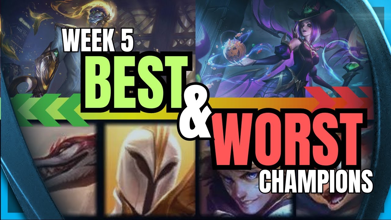 BEST and WORST Champions for MID LANE | Week 5, Season 14 | League of ...
