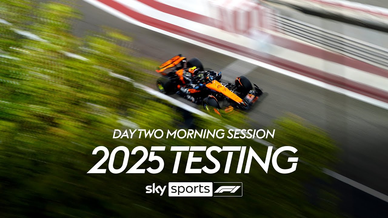 FULL COVERAGE! Morning Session | F1 Testing | Day Two - YouTube