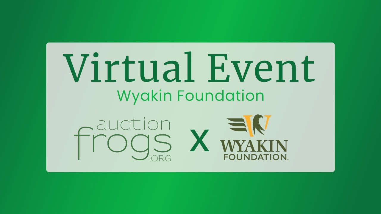 Auction Frogs Virtual Events | Wyakin Guardian Ball 2020 - YouTube
