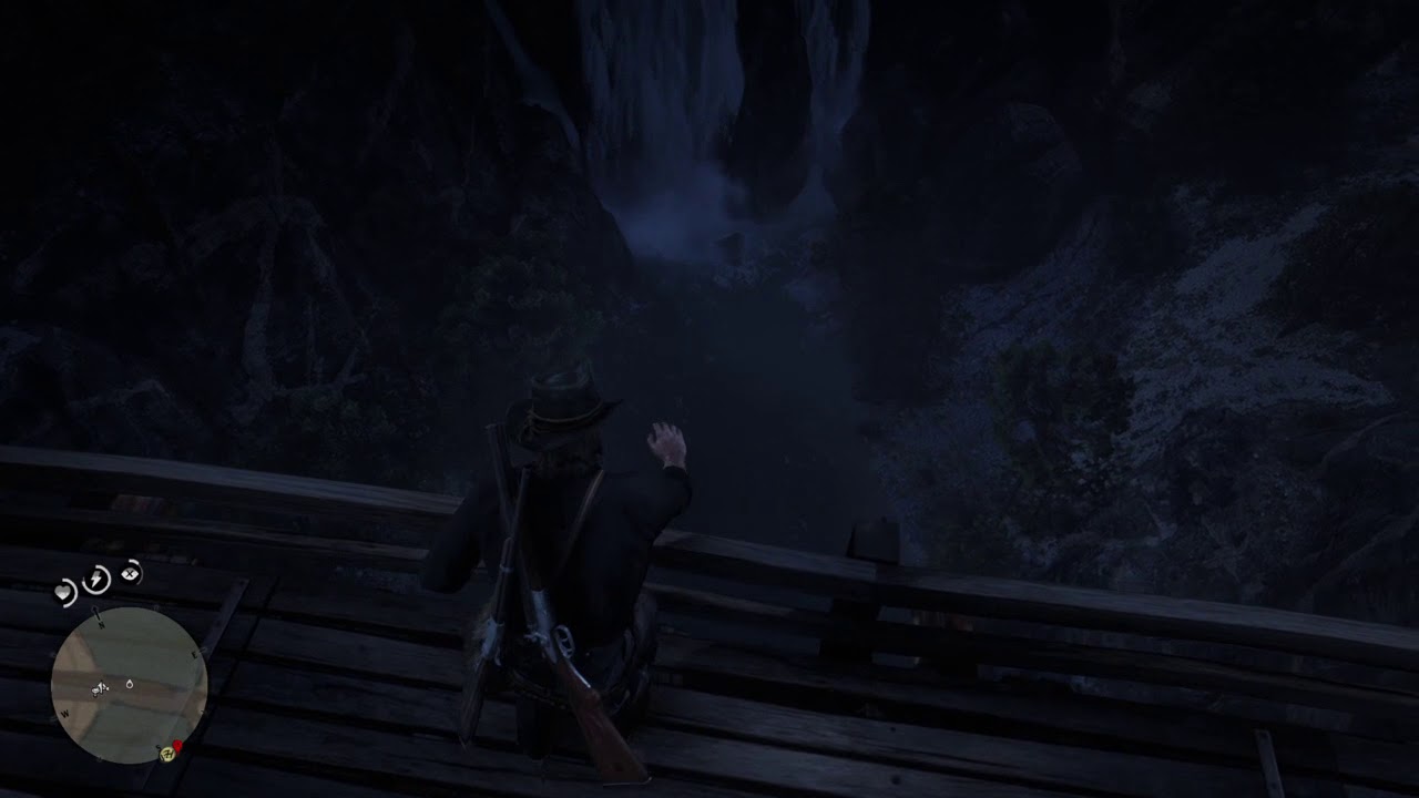Jumping off a really tall bridge in Red Dead Redemption 2 - YouTube