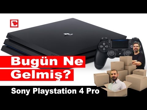 Sony PlayStation 4 Pro Kutu Açılışı - Oyun Konsolu
