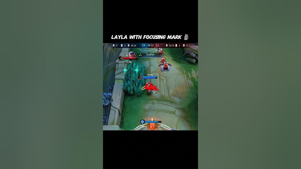 Layla with Focusing Mark 🗿 #shorts #mlbb #layla - YouTube