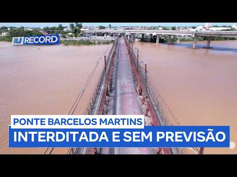 Interdição da Ponte Barcelos Martins altera rotina em Guarus (RJ)