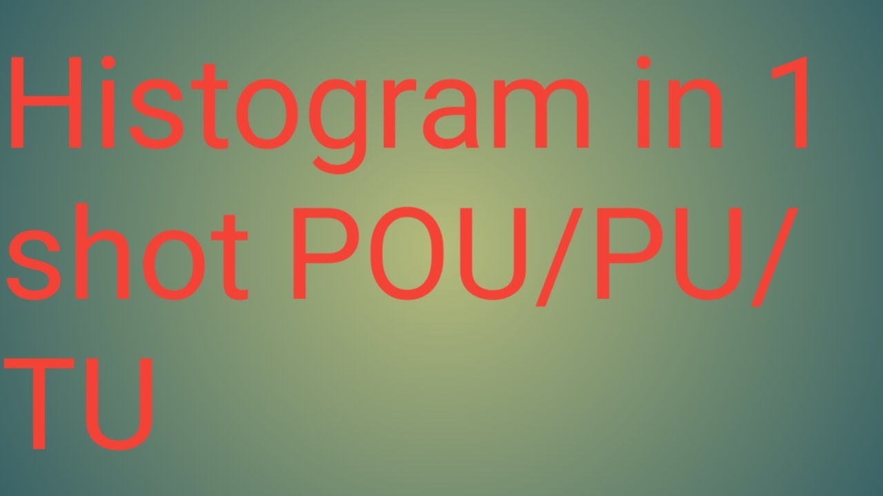 Probability and statistics | Histogram All important Numerical in 1 ...