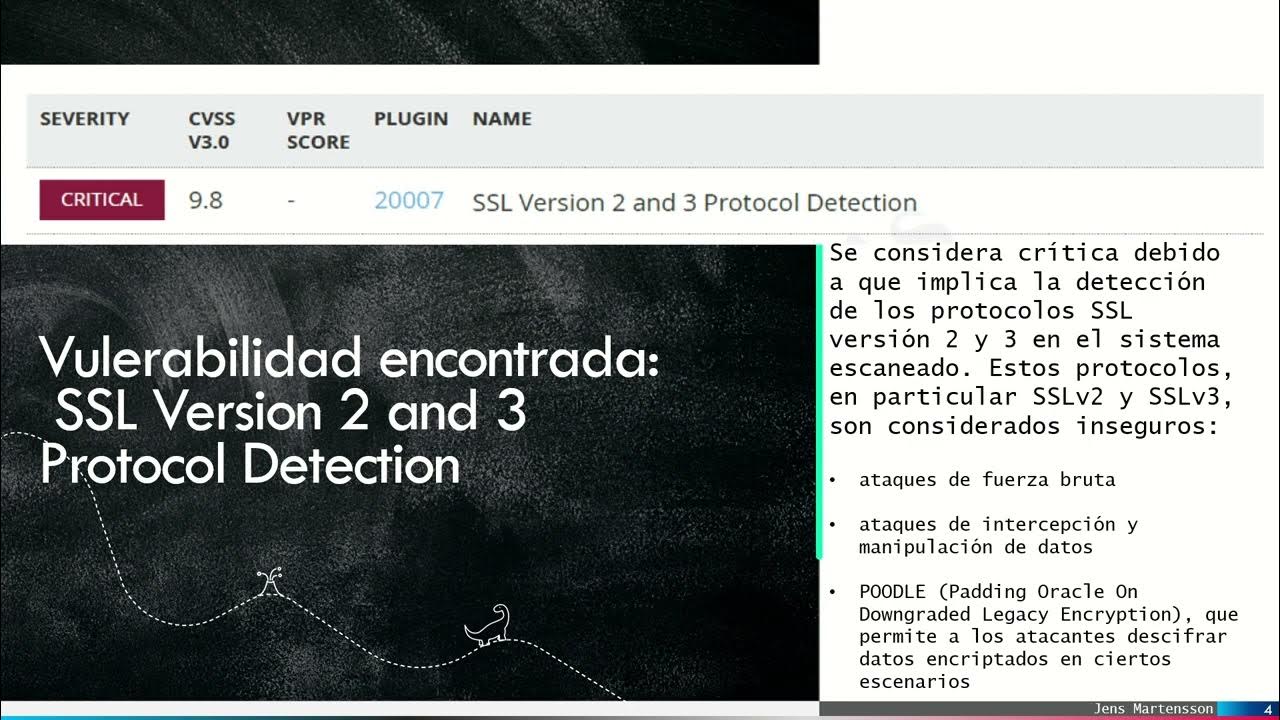 Hallazgo PENTESTING SSL Version 2 and 3 Protocol Detection - YouTube