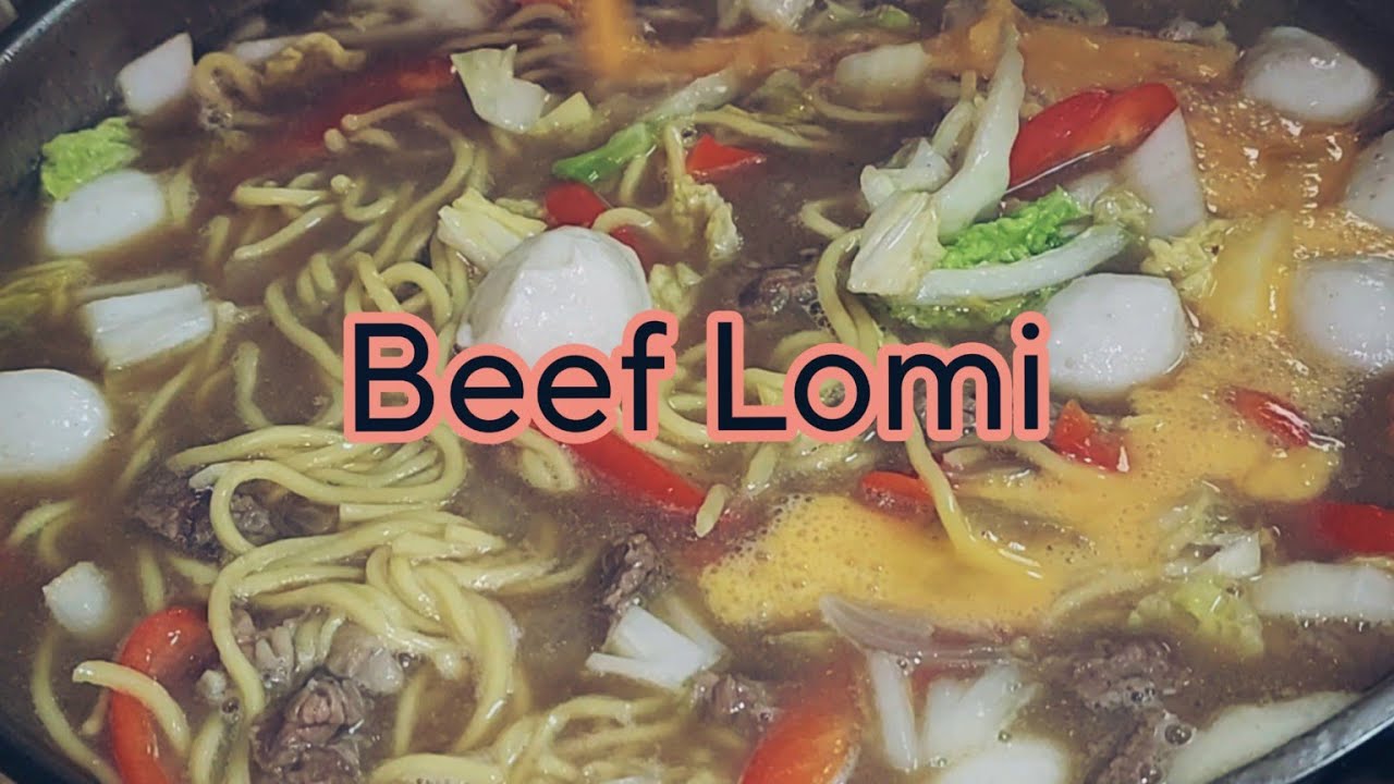 Beef Lomi #easy #delicious #satisfying - YouTube