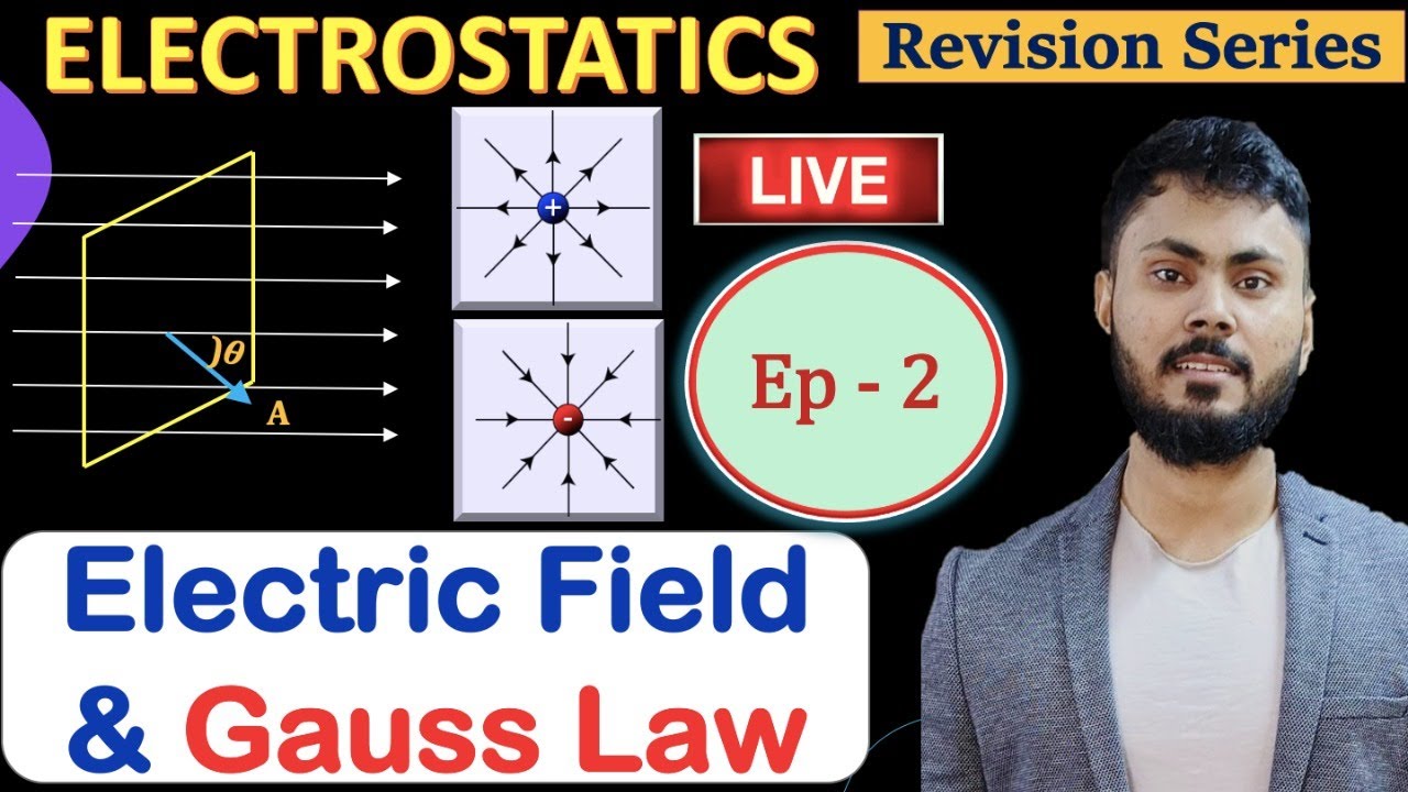 [Ep-2] Revision Electric Field and Gauss Law ||BOARD/JEE/NEET - YouTube