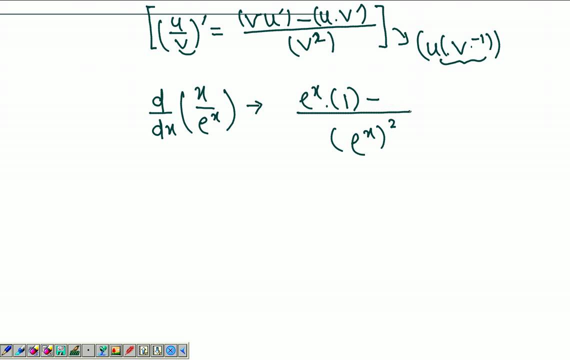 The Quotient Rule : Example 1 - YouTube