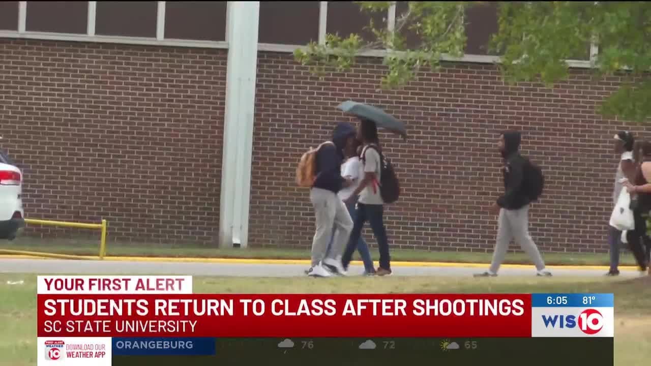 SC State students return to class after homecoming shooting - YouTube