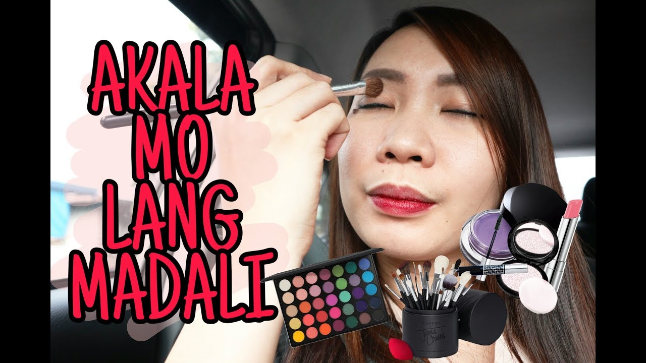 HOW I DO MY MAKEUP IN THE CAR | Makeup Challenge Inside the Car - YouTube