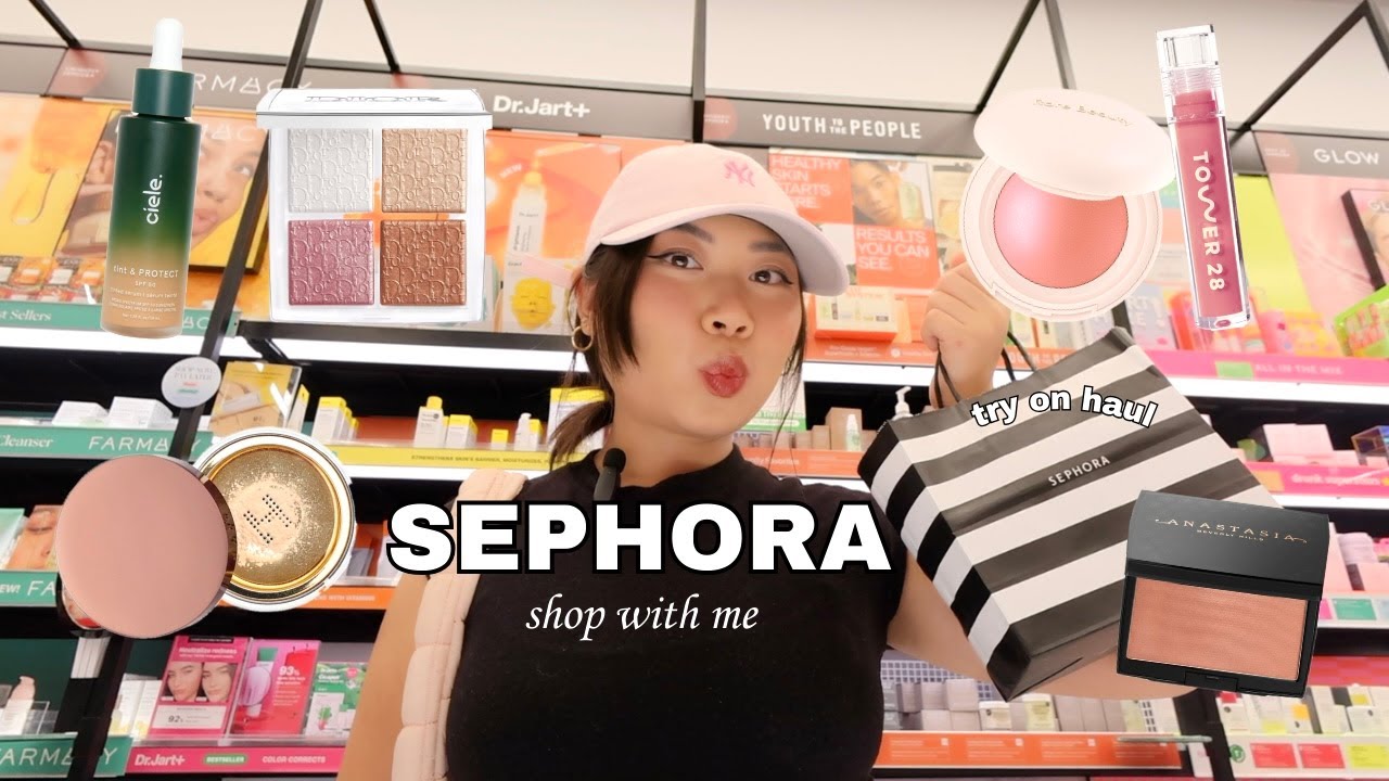 Shop with me at Sephora!! | Shopping spree vlog + grwm try on haul ...