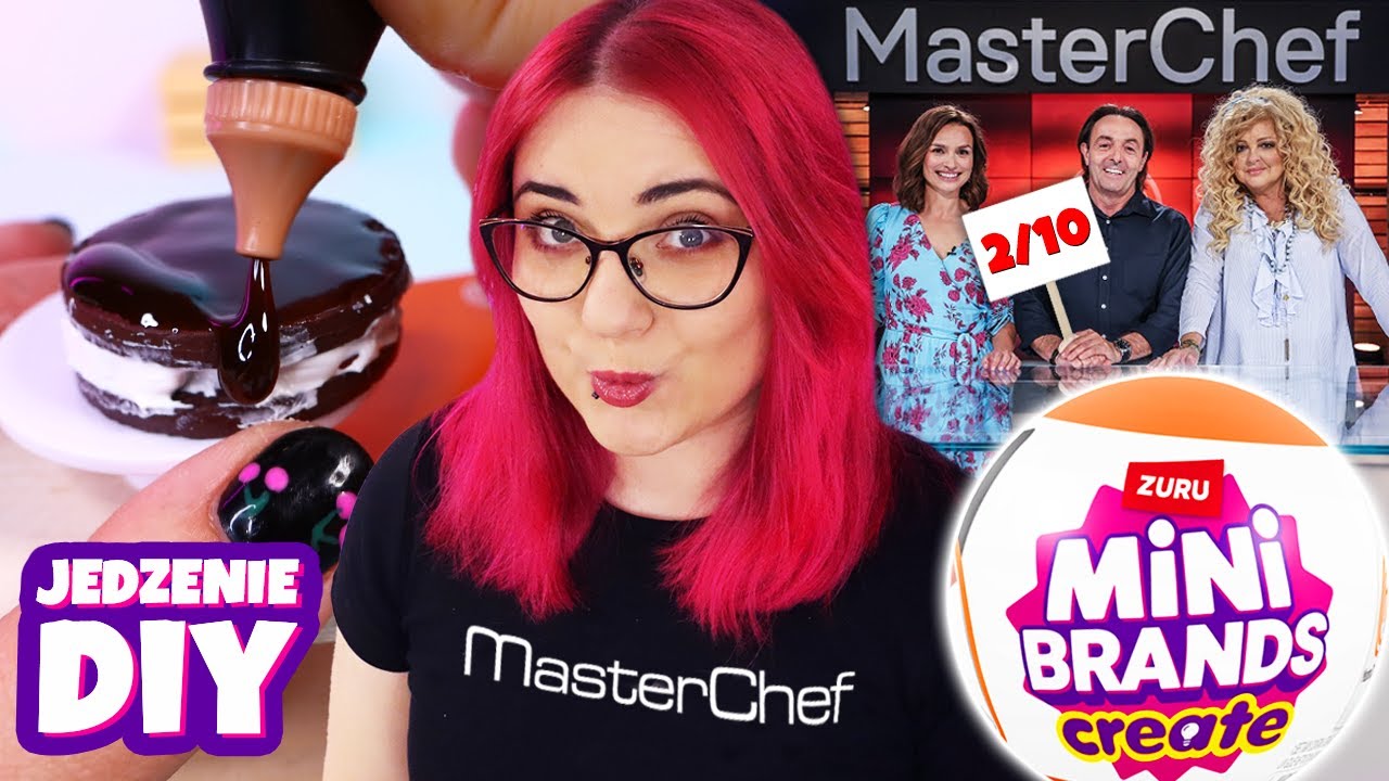 JA vs CIASTO DIY 🤮👩‍🍳 MasterChef MINI BRANDS Create - YouTube