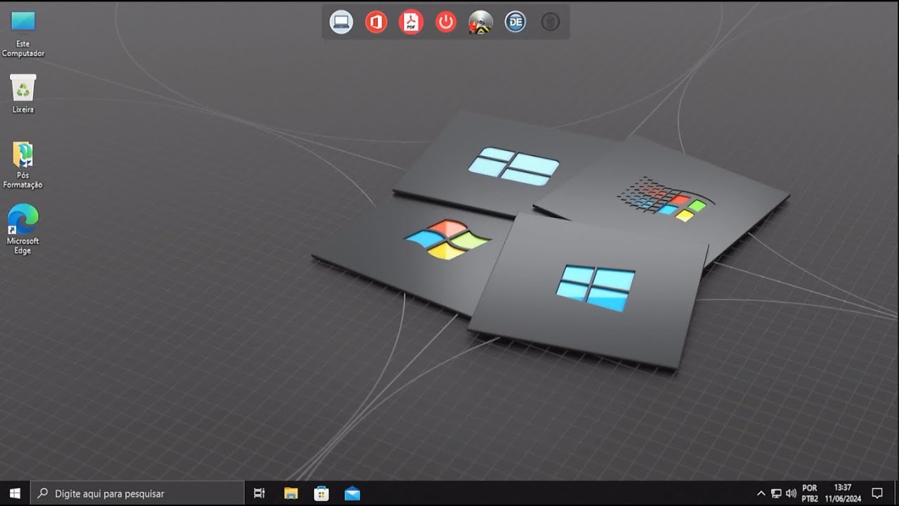 Windows 10 22H2 Pro Cyber OS Work x64 - YouTube