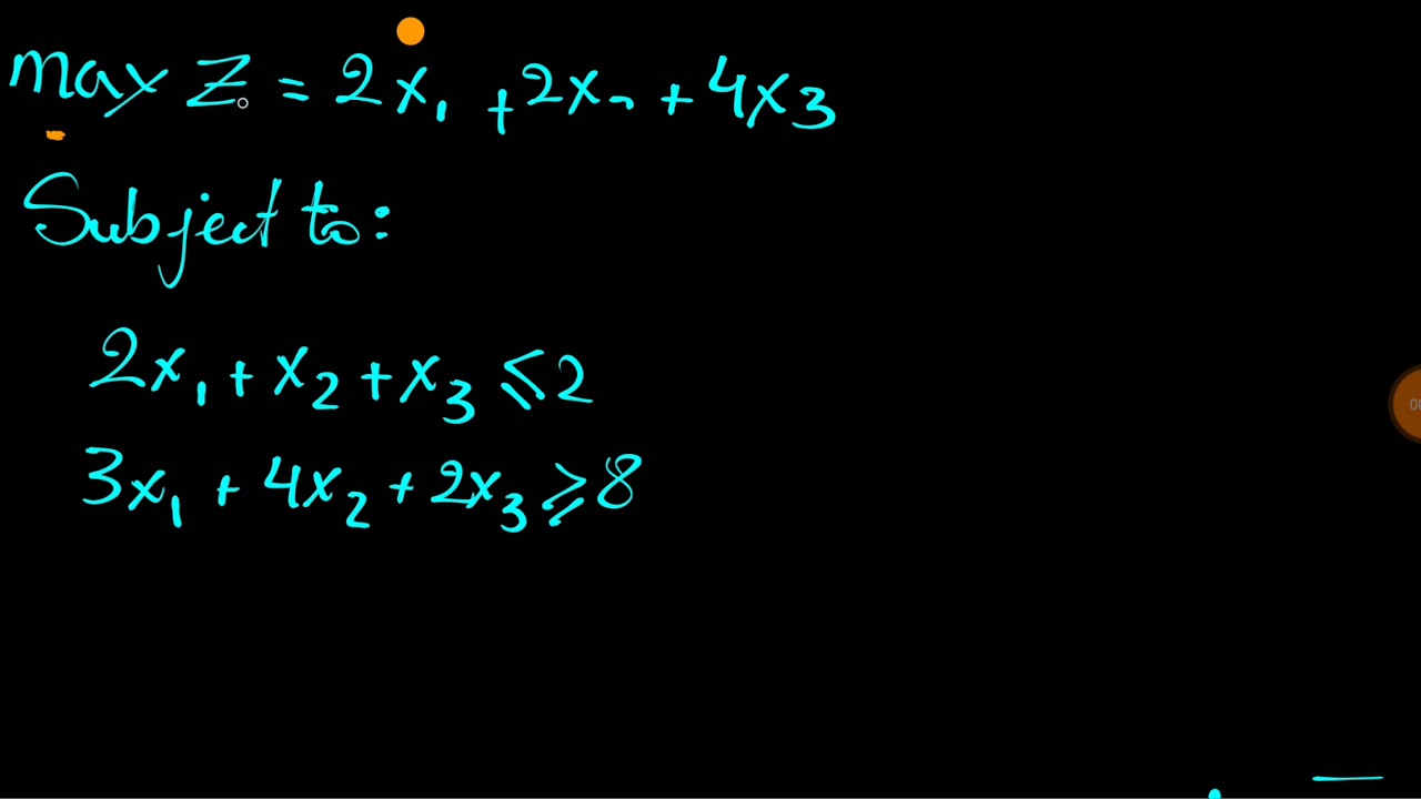 Regular Simplex method Example2 - YouTube