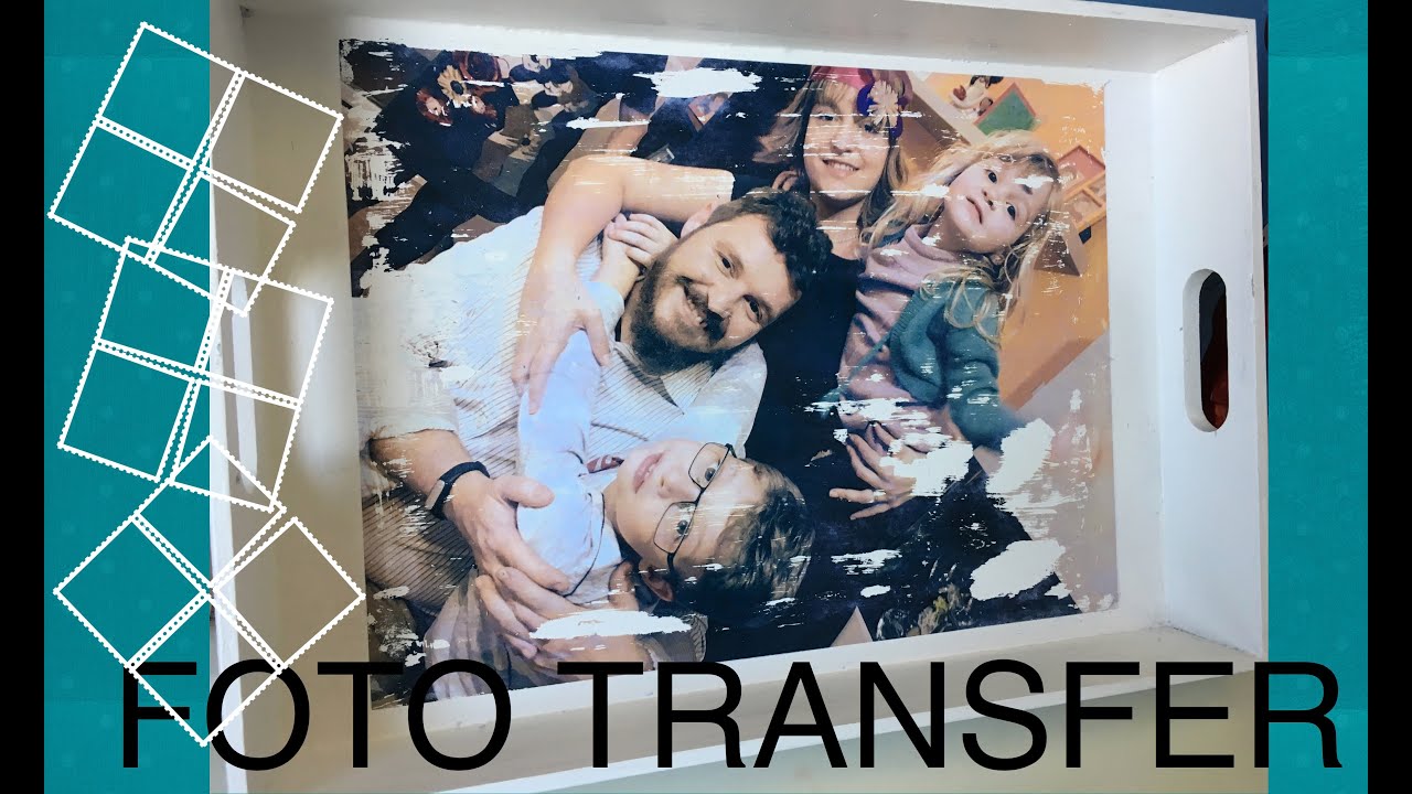 Como hacer foto transfer en madera. Fácil - YouTube