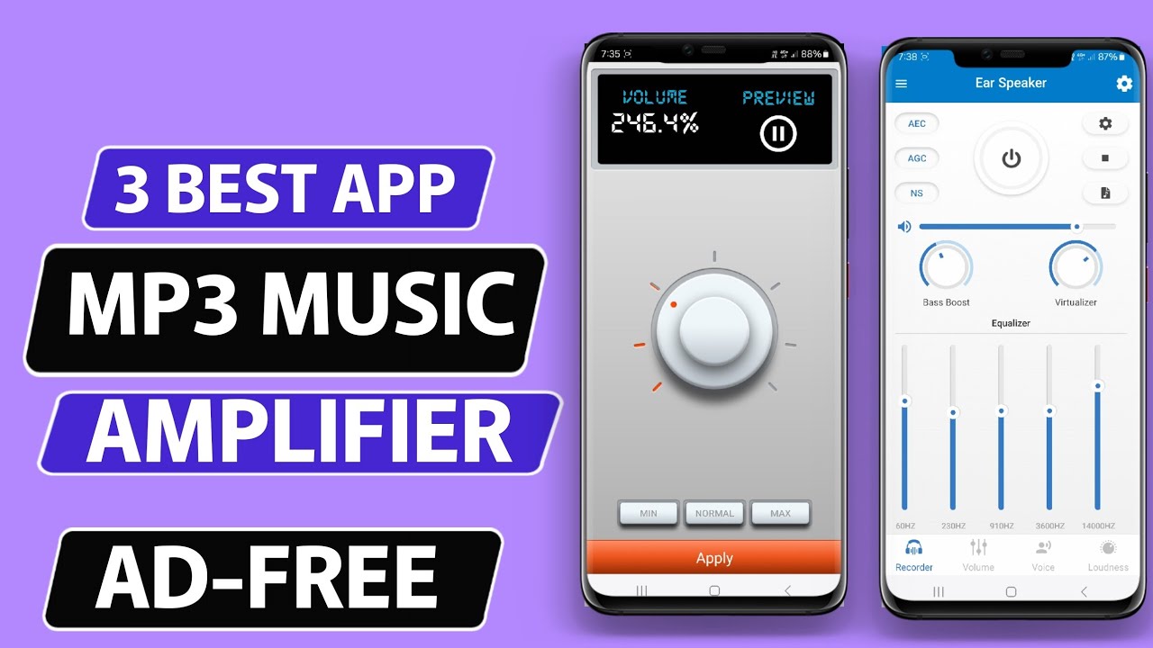 3 Best MP3 Music Amplifier Apps for Android - YouTube