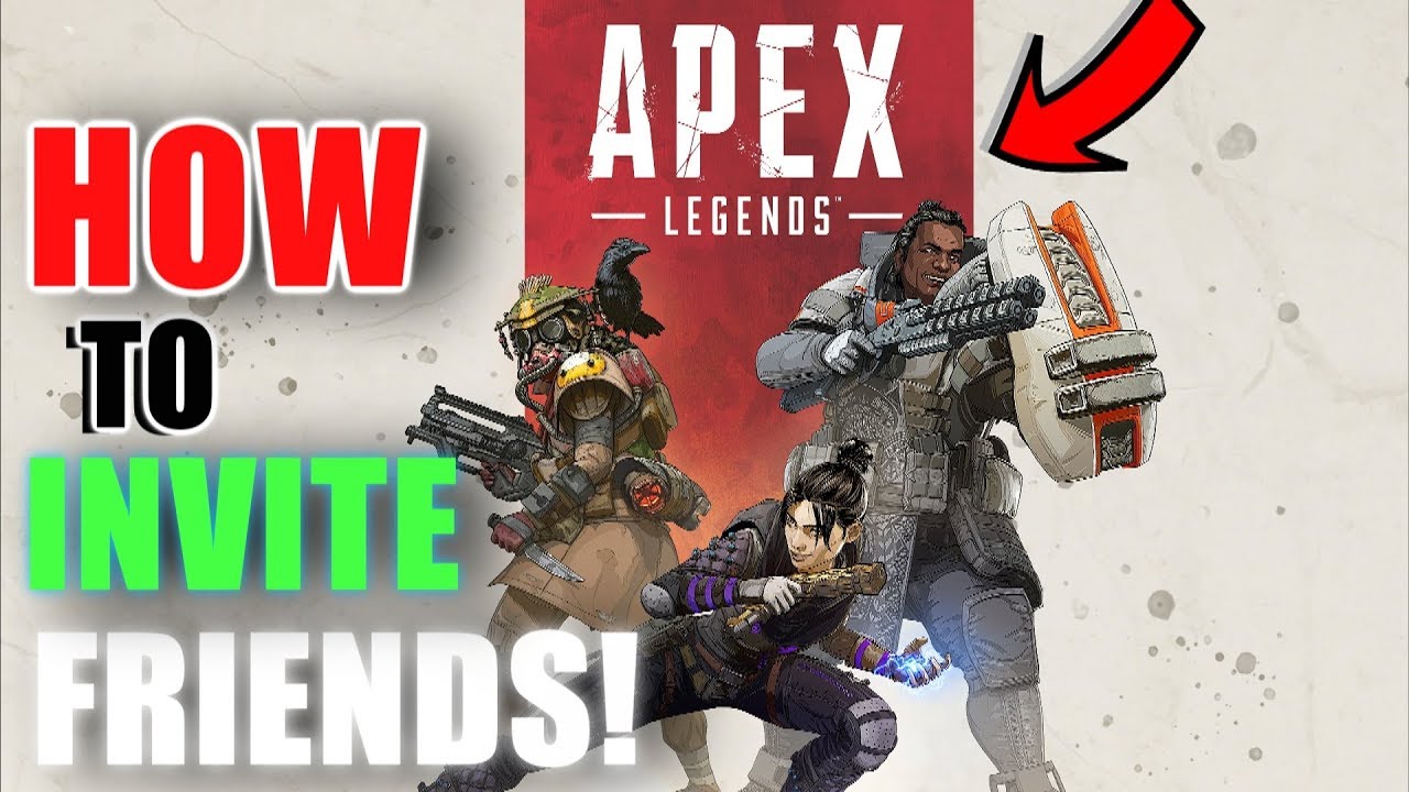 APEX LEGENDS- HOW TO INVITE FRIENDS! NEW BATTLE ROYAL GAME FREE TO PLAY ...