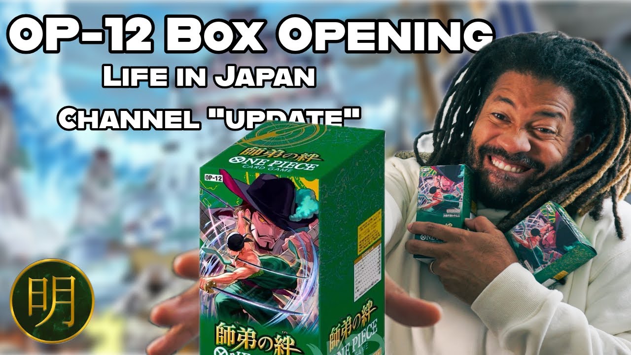 ONE PIECE TCG OP-12 Japanese Box Opening | Channel Update - YouTube