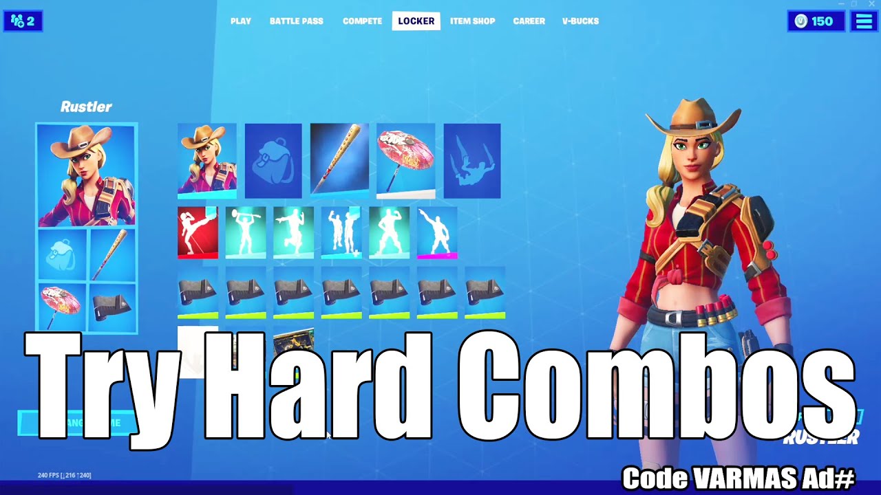 Fortnite Ultra Try Hard Skin Combos - Volume 9 - YouTube